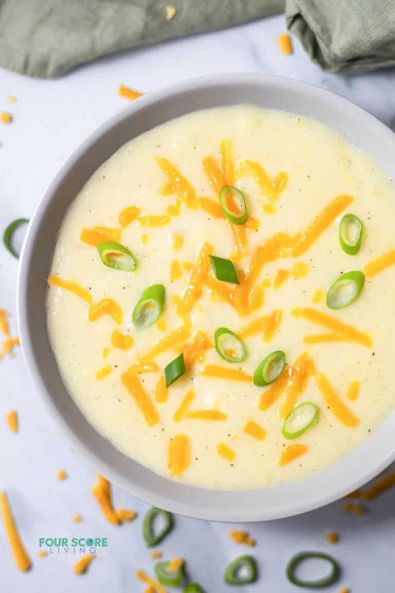 4 Ingredient Potato Soup - Four Score Living